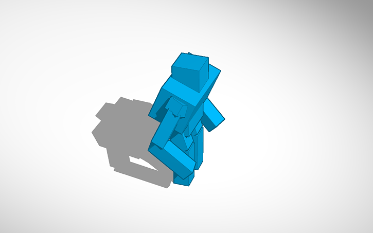 3D design mutant zombie - Tinkercad