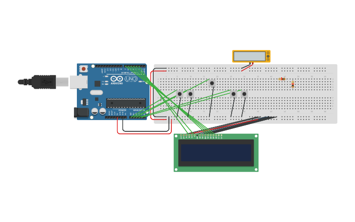 Circuit design ScoreBoard v1.1 - Tinkercad