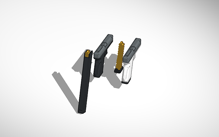 3D design glock - Tinkercad
