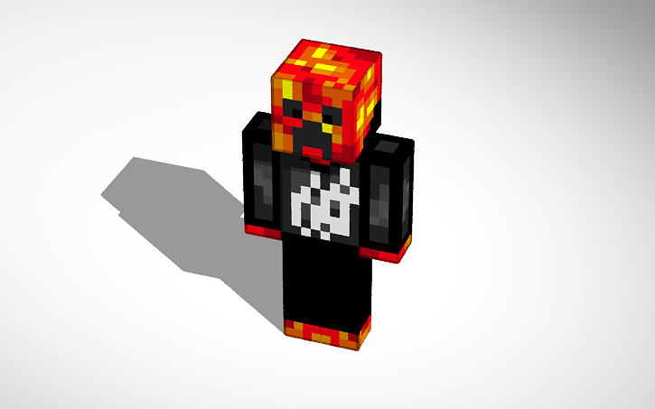 3D design Skin minecraft - Tinkercad
