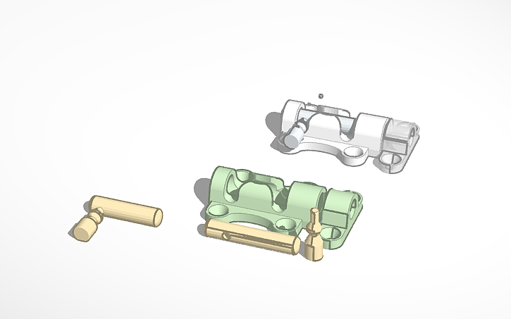 3D design Pestillo - Tinkercad