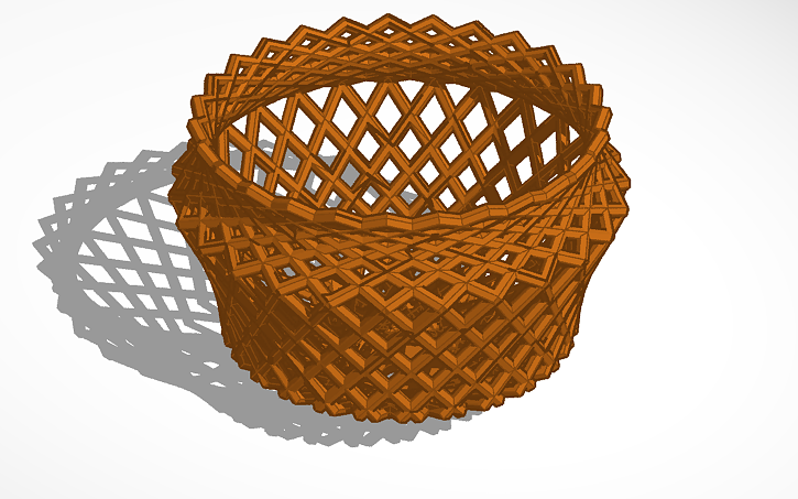 3D design Basket by DBM Design - Tinkercad
