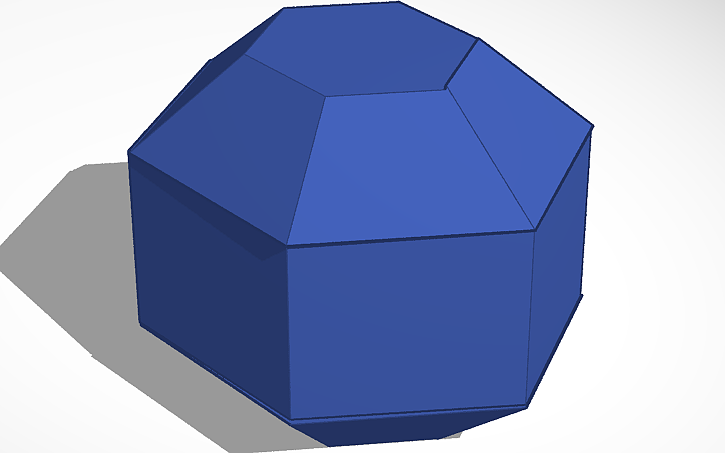 3D design Testing Hexagon - Tinkercad