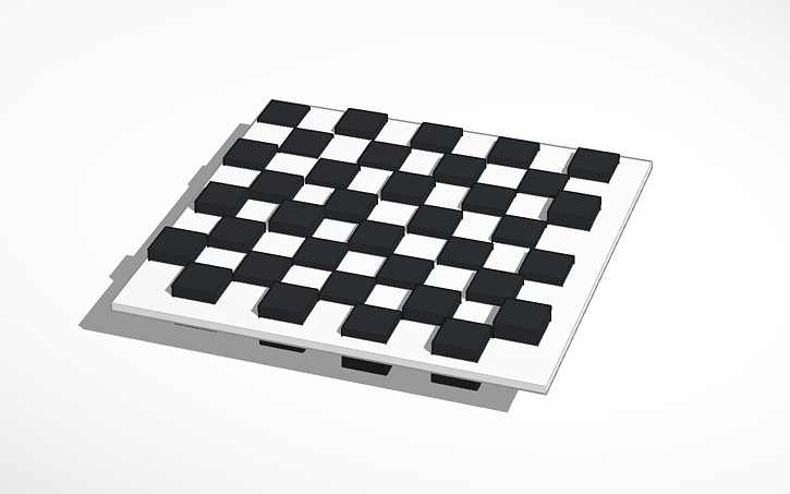 3D design chessboard - Tinkercad 3D design chessboard - Tinkercad