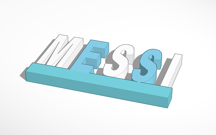 3D design hady-messi - Tinkercad