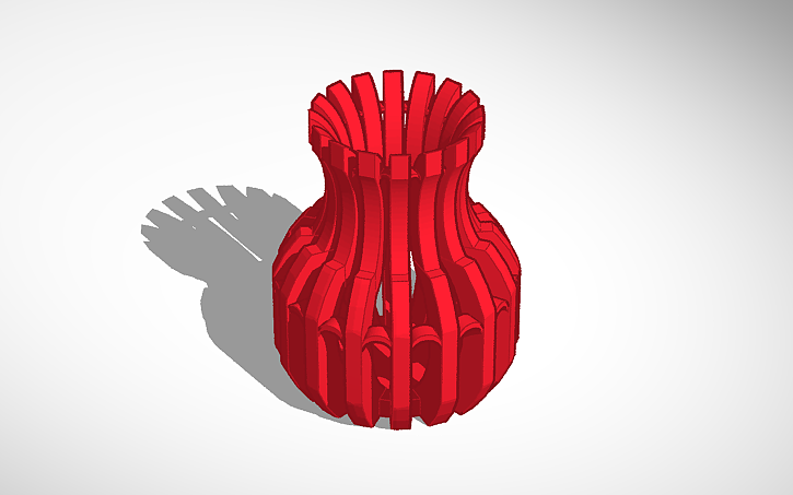 3D design Vase 1 - Tinkercad