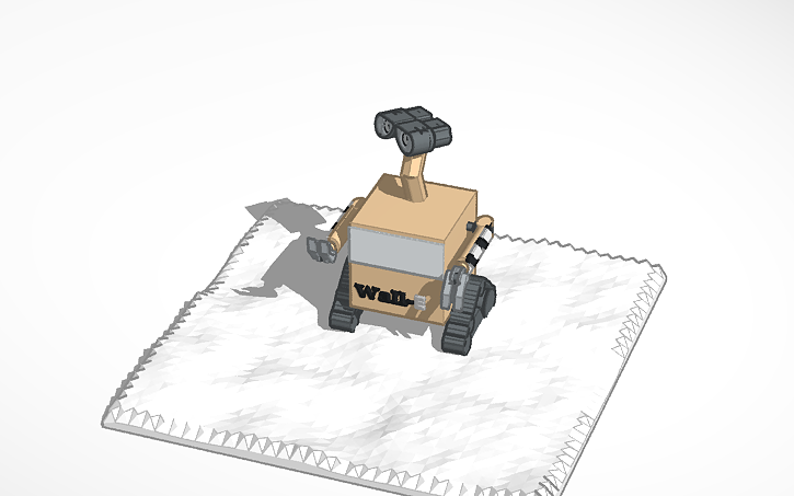 3D design Wall-e - Tinkercad