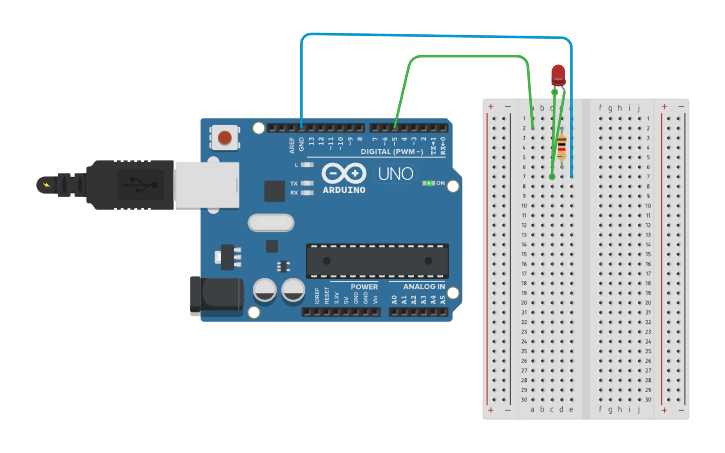 Circuit design Ejercicio 2 - Tinkercad