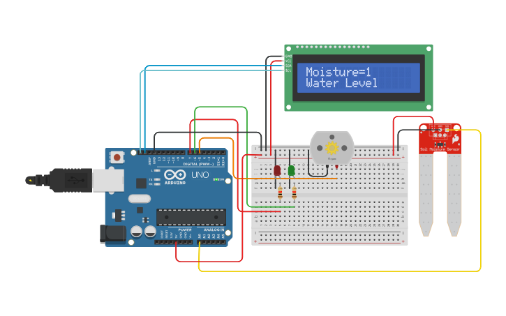 Circuit Design Humidity Sensor Tinkercad