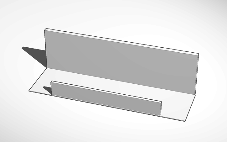 3D design IPad Mini and IPhone Stand - Tinkercad