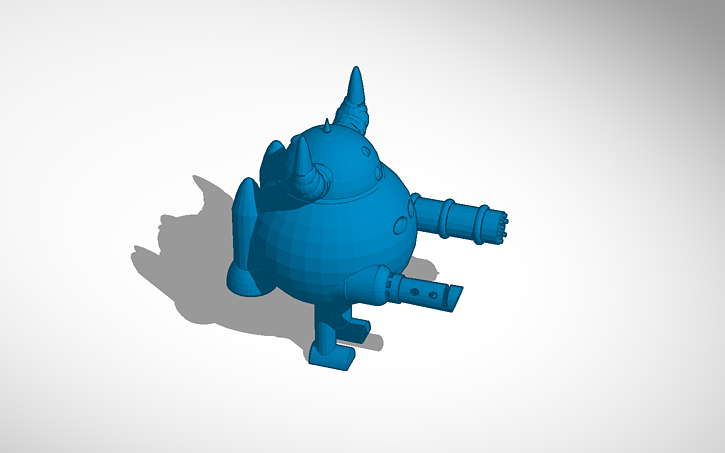3D design viking bot - Tinkercad