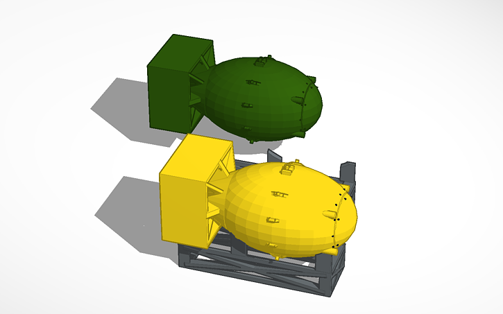 3D design Mitchell Atomic Bomb - Tinkercad