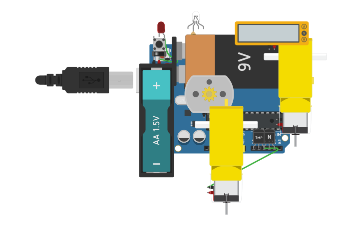 Circuit design Circuit Board - Tinkercad