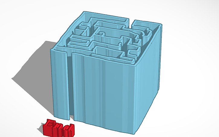 3D design Easy Maze - Tinkercad