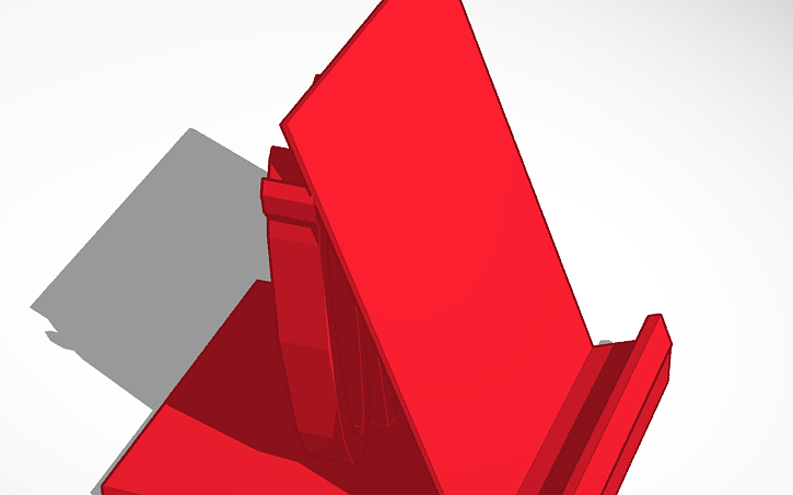 3D design phone stand - Tinkercad