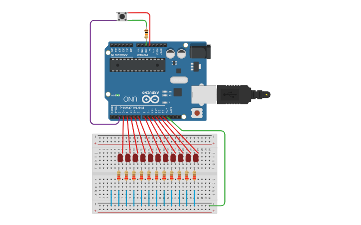 Circuit design Blink_LEDS - Tinkercad