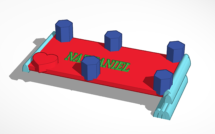 3D design Name Tag | Tinkercad