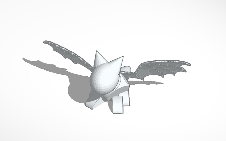 3D design dnd dice holder dragon - Tinkercad