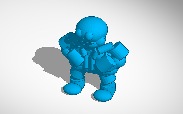 3D design sans Undertale - Tinkercad