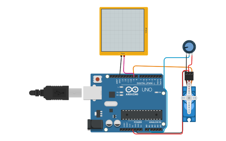 Circuit design sensor - Tinkercad
