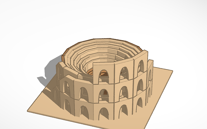 3D design Colosseum - Tinkercad