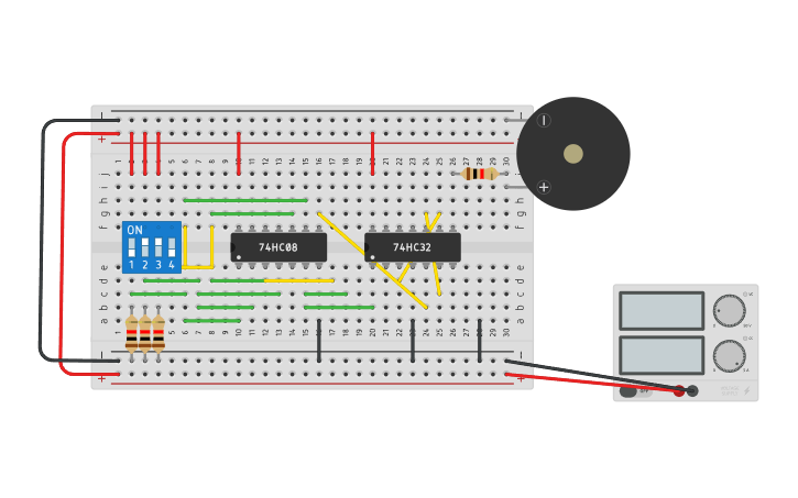 Circuit design เจษฎากร พยุเวช ชั้น 1/2 เลขที่5 - Tinkercad