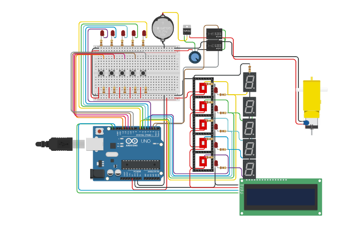 Circuit design Elevator | Tinkercad