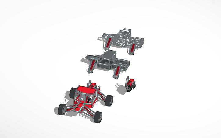 3D design Buggy - Tinkercad
