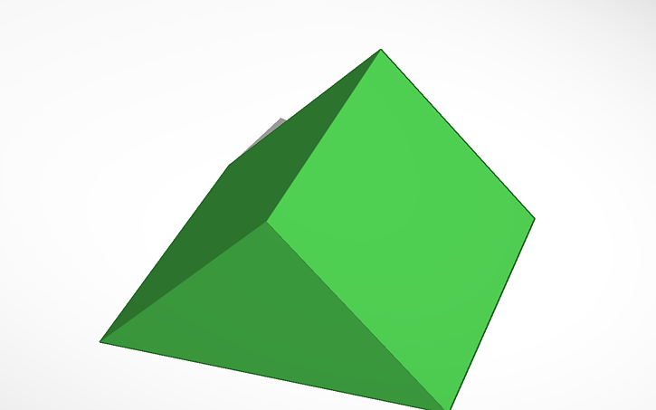 3D design triangle roof - Tinkercad