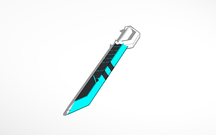 3D design Neon blade - Tinkercad