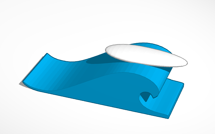 3D design Tidal Wave - Tinkercad