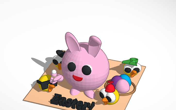 3D design Easter - Tinkercad
