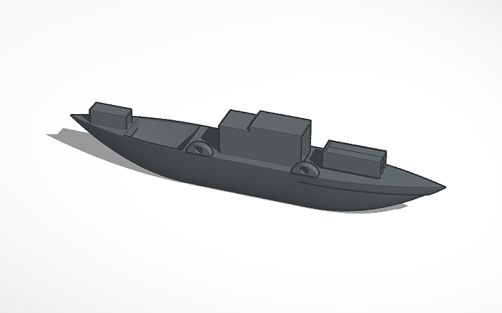 3D design ant boat | Tinkercad