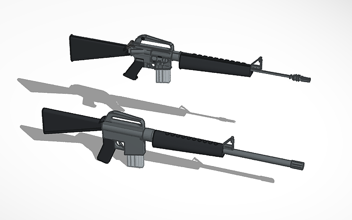 3D design M16A1 | Tinkercad