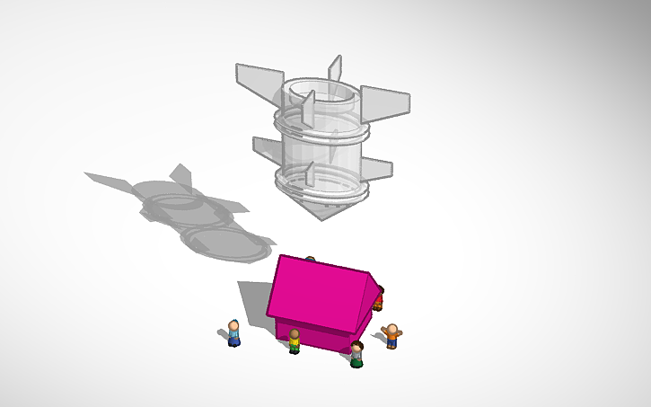 3D design nuke testing - Tinkercad