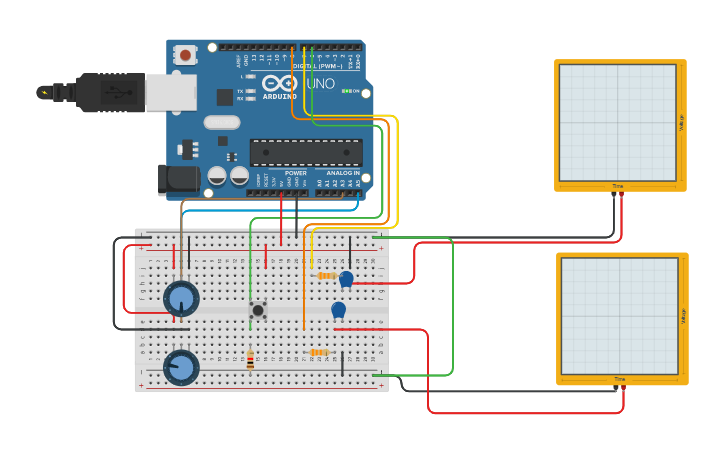 Circuit design ATIVIDADE VIVENCIAL 2 | Tinkercad