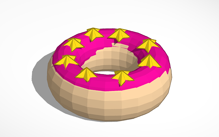 3D design donut :) | Tinkercad