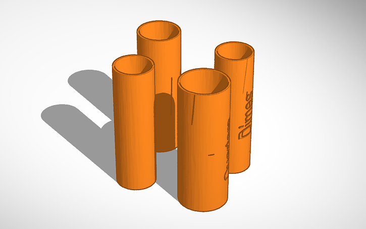 3d Design Coin Containers Tinkercad