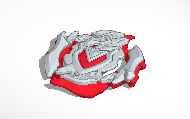 3D design BeyBlade Burst Z-Achilles A4 - Tinkercad