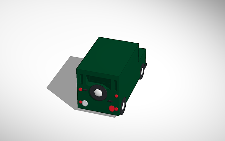3D design Land Rover Defender - Tinkercad