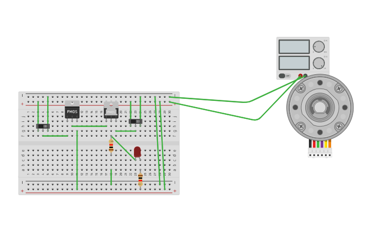 Circuit Design Pmos Or Tinkercad