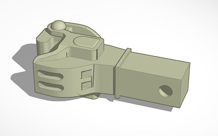 3D design 2 inch railroad knuckle - Tinkercad