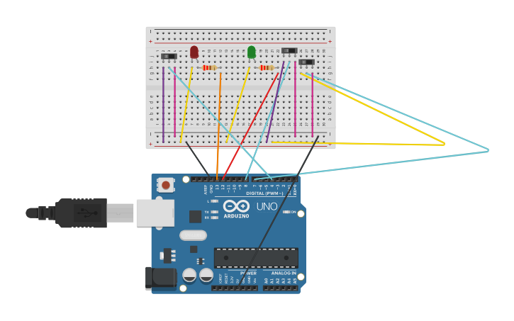 Circuit design Slider switch | Tinkercad