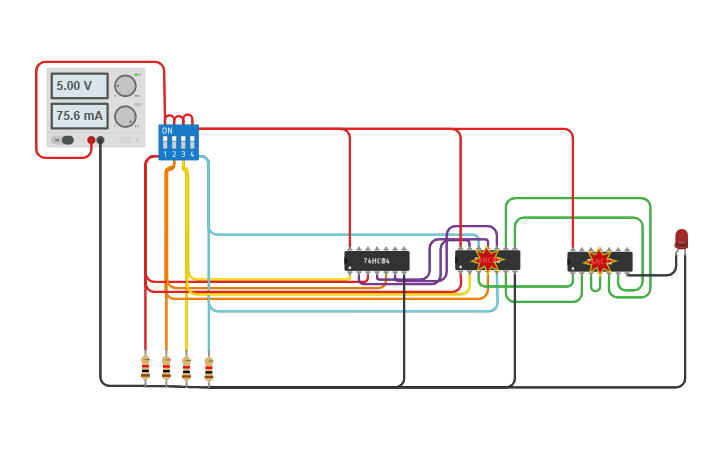 Circuit design Shiny Bigery | Tinkercad