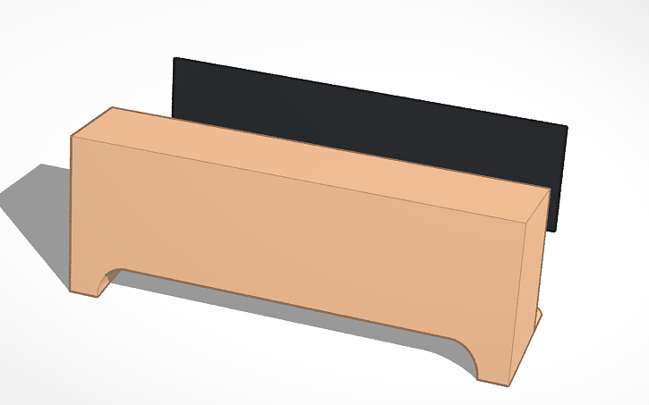 3D design Digital Clock Enclosure - Tinkercad