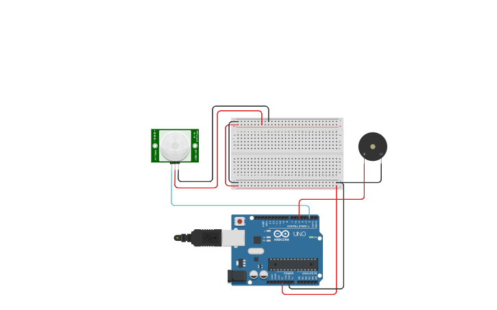 Circuit Design Sensor Tinkercad