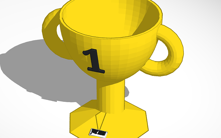 3D design trophy | Tinkercad