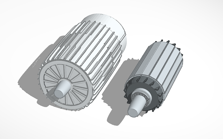 3D design AC Motor - Tinkercad