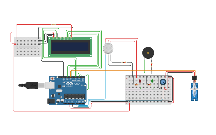 Circuit design Proiect | Tinkercad
