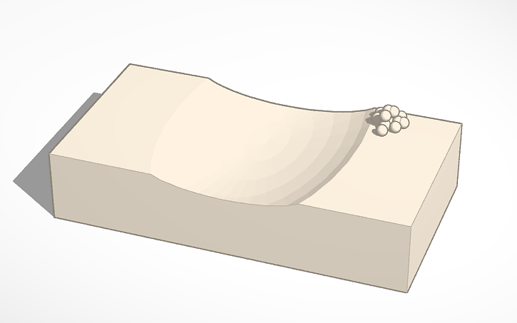 3D design chopstick holder - Tinkercad